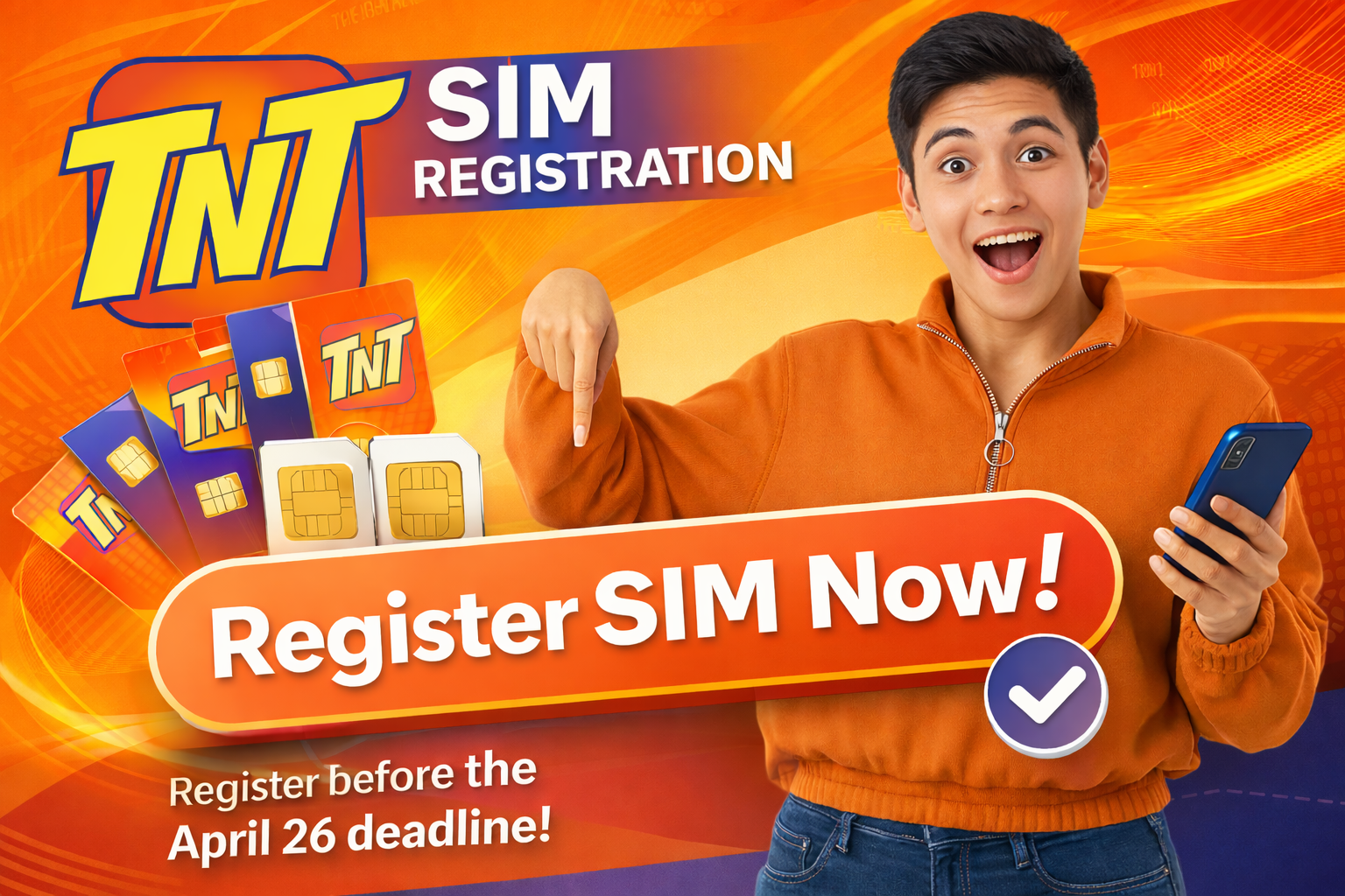 TNT SIM Registration